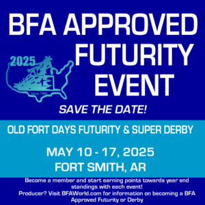 2025 Approved Events – Barrel Futurities of America