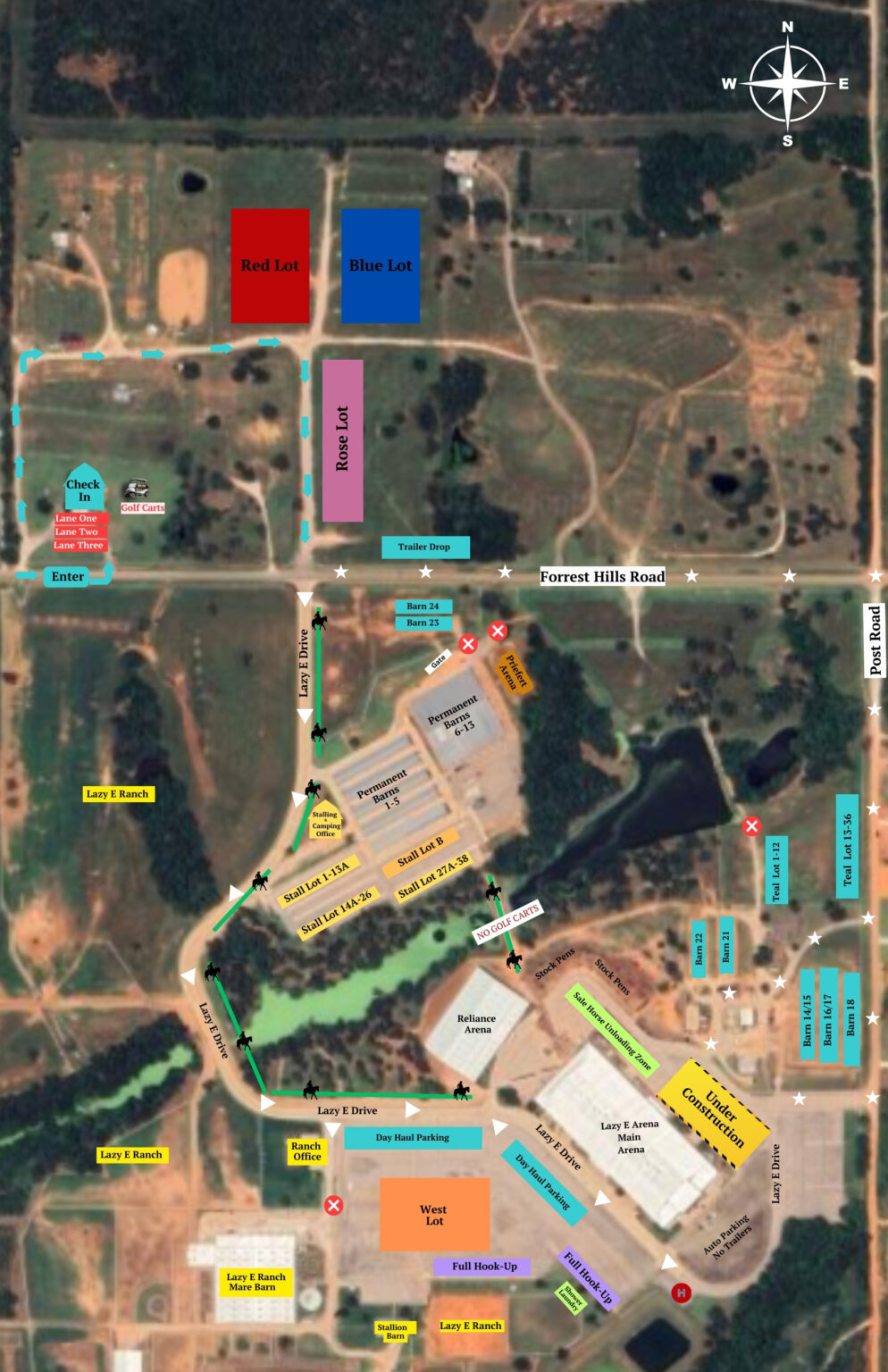 STALLS & RVS – Barrel Futurities of America